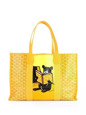 Goyard Villette Printed Coated Canvas Mm Tote Bag - Yellow