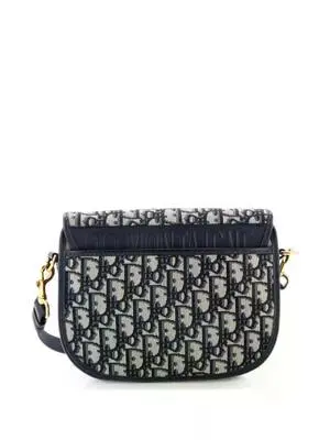 Dior Bobby Flap Bag Oblique Canvas Medium Crossbody Bag - Blue
