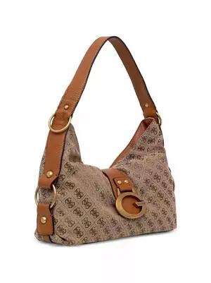 Guess Logo-monogram Buckle Tote Bag
