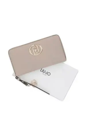 Liu Jo Logo-plaque Pebbled-effect Wallet