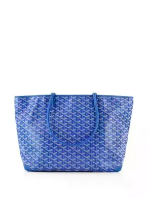 Goyard Artois Tote Coated Canvas Mm Shoulder Bag - Blue