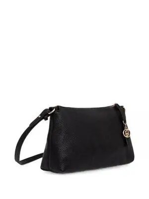 Liu Jo Logo-charm Pebbled-effect Shoulder Bag
