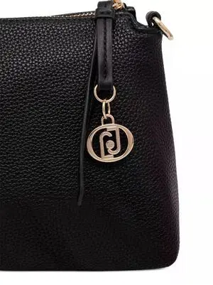 Liu Jo Logo-charm Pebbled-effect Shoulder Bag