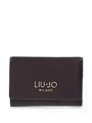 Liu Jo Logo-plaque Topstitched Wallet - Brown