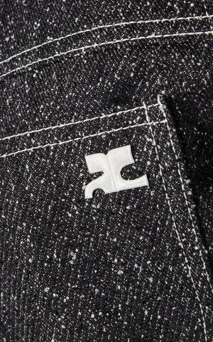 COURREGES Denim Tweed Overshirt