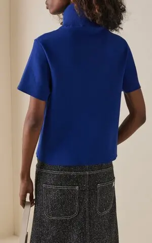 COURREGES Milano Zipped Knit Top