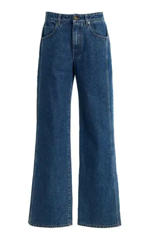 Balmain Straight Denim Pants - Blue