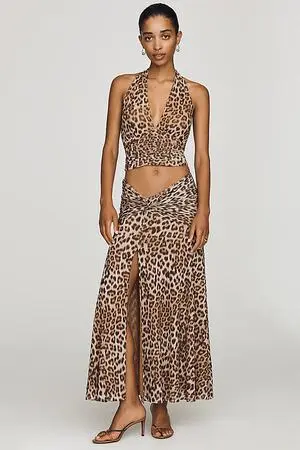 Bardot Elera Mesh Maxi Skirt