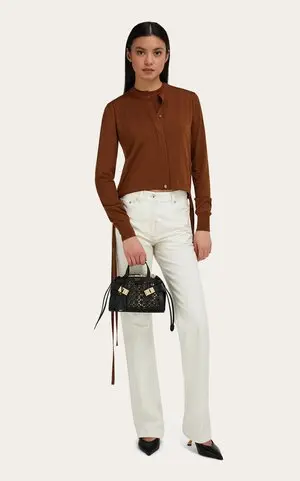 FERRAGAMO Hug Leather Mini Bag