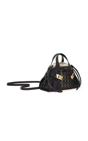 FERRAGAMO Hug Leather Mini Bag