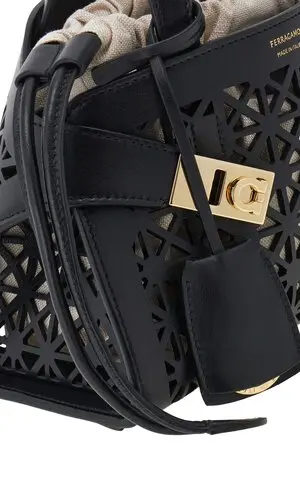 FERRAGAMO Hug Leather Mini Bag