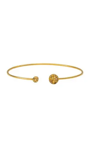 KHEPRI Petite Fancy Color Diamond Pave Flexi Bangle
