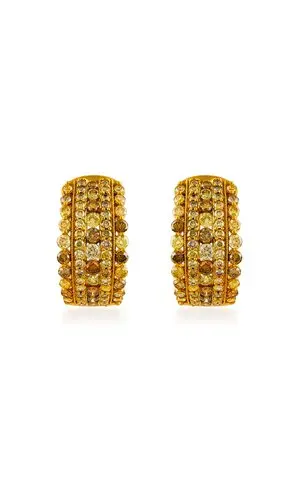 KHEPRI Fancy Color Diamond Stardust 5 Row Hoops - Multi