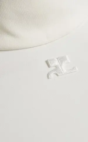 COURREGES Mockneck Jersey Bodysuit