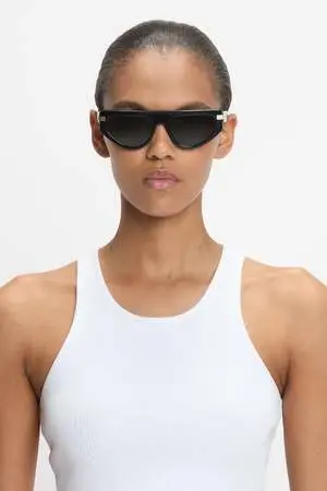 Victoria Beckham Visor Hinge-detail Sunglasses