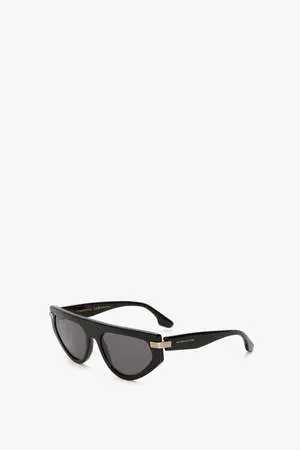 Victoria Beckham Visor Hinge-detail Sunglasses