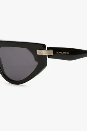 Victoria Beckham Visor Hinge-detail Sunglasses