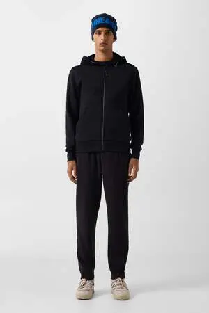 Bogner Kano Cotton Jersey Jacket With Velour Accents - Black