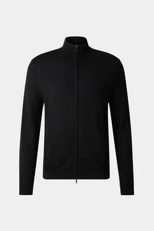 Bogner Oscar Virgin Wool Knit Jacket - Black