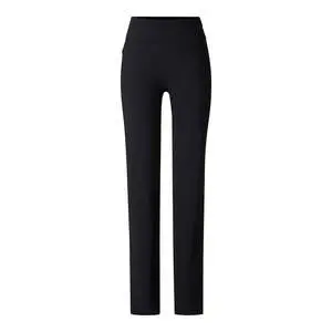 Bogner Slim Fit High-waisted Functional Pants With Side Zipper - Black