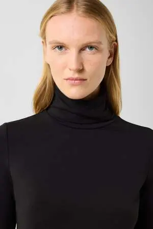 Bogner Katinka Long-sleeve Turtleneck Top - Black