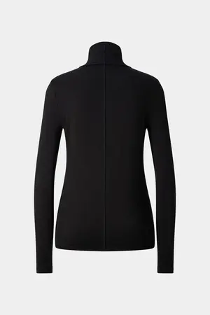 Bogner Katinka Long-sleeve Turtleneck Top - Black
