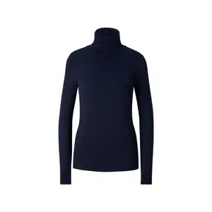 Bogner Katinka Long-sleeve Turtleneck Top - Navy