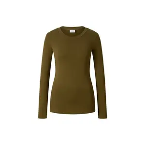Bogner Nikini Cotton Long-sleeve Shirt - Olive