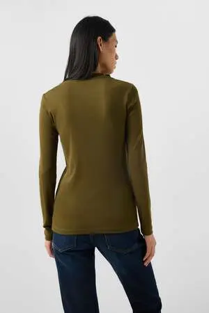Bogner Nikini Cotton Long-sleeve Shirt - Olive