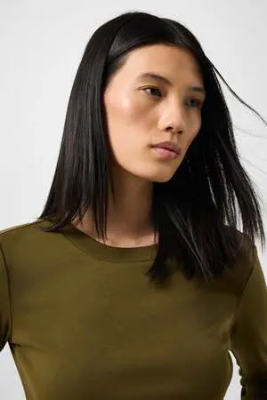 Bogner Nikini Cotton Long-sleeve Shirt - Olive