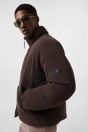 Bogner Bert Corduroy Down Jacket - Coffee