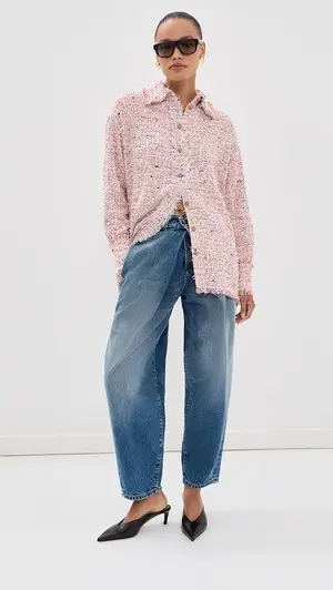 Balmain Light Tweed Overshirt