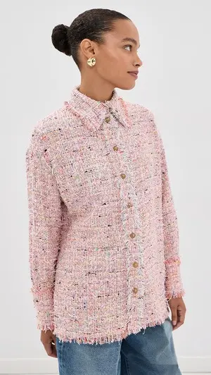 Balmain Light Tweed Overshirt