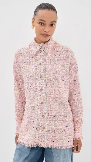 Balmain Light Tweed Overshirt