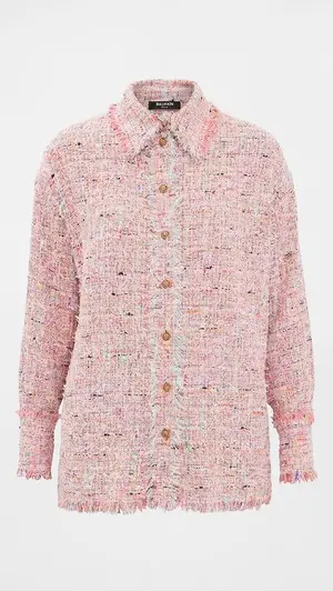 Balmain Light Tweed Overshirt
