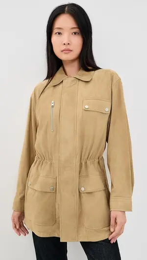 FRAME The Suede Safari Jacket