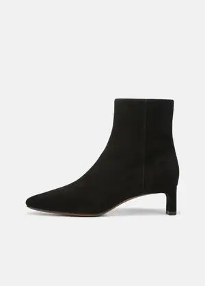 Vince Lilith Suede Ankle Boot - Black