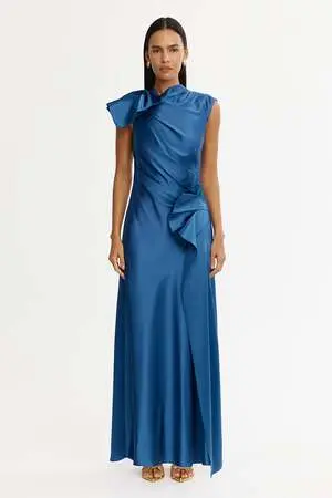 Acler Ramshaw Maxi Dress - Deep Sapphire