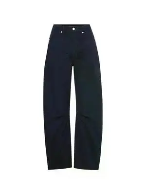 Veronica Beard Sloan Barrel-leg Jeans - Blue