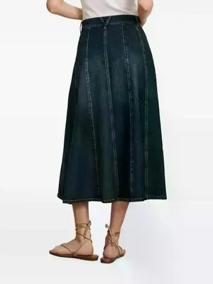 Veronica Beard Nasreen Panelled Midi Skirt