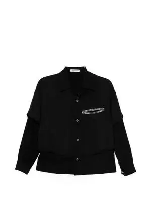 Undercover Layered Shirt - Black