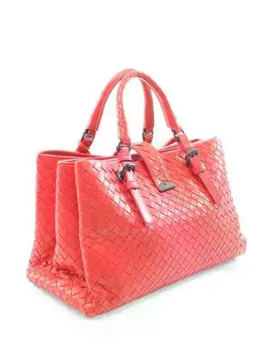 Bottega Veneta 2000s Intrecciato Rome Handbag