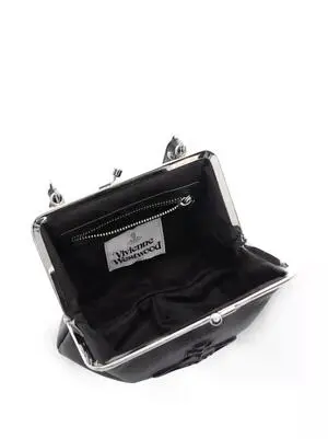 VIVIENNE WESTWOOD Leather Granny Frame Handbag