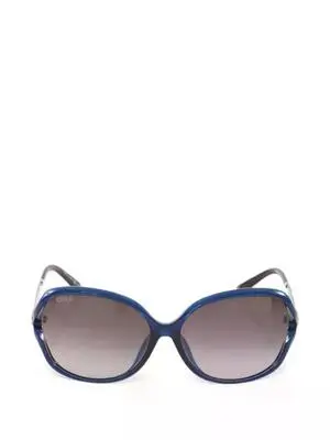 Gucci Interlocking G Butterfly Sunglasses - Blue