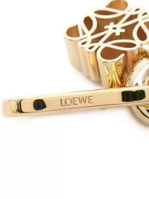 Loewe Anagram Charm Key Ring In Tone