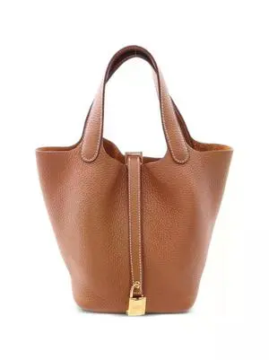 Hermès 2023 Picotin Lock Bucket Bag - Brown