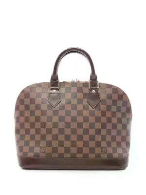LOUIS VUITTON 2006 Alma Damier Ebène Handbag - Brown