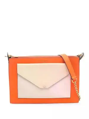 Celine 2000s Chain Shoulder Bag - Orange