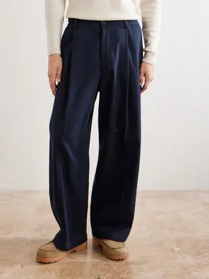 Studio Nicholson Cotton Straight-leg Trousers