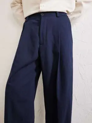Studio Nicholson Cotton Straight-leg Trousers